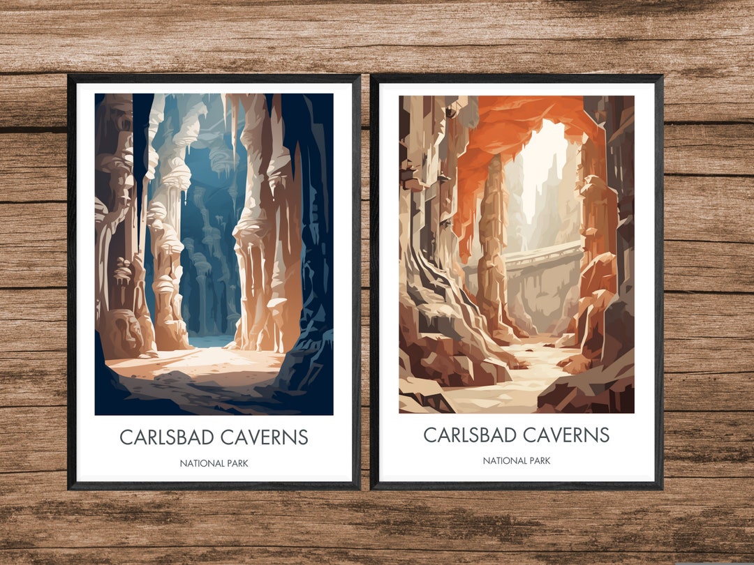 Carlsbad Caverns National Park Poster, Instant Digital Download ...