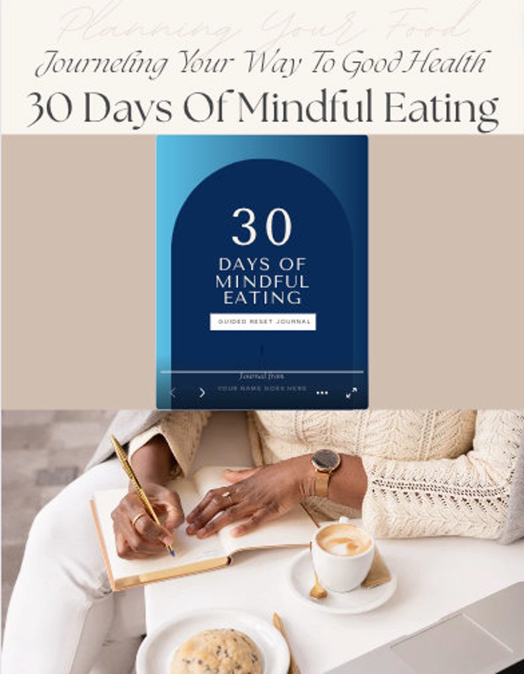 30 Day, Mindful Eating, Diet Planner, Guide, - Etsy