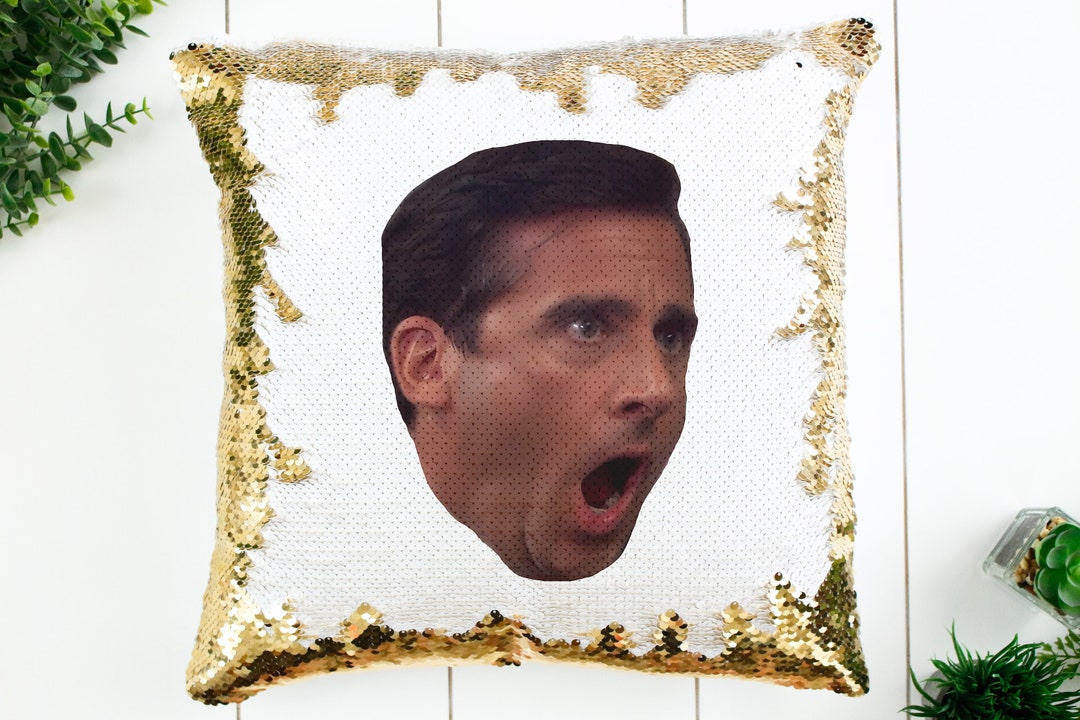 Steve Carell, Michael Scott Pillow, Celebrity Pillow, the Office, Funny ...