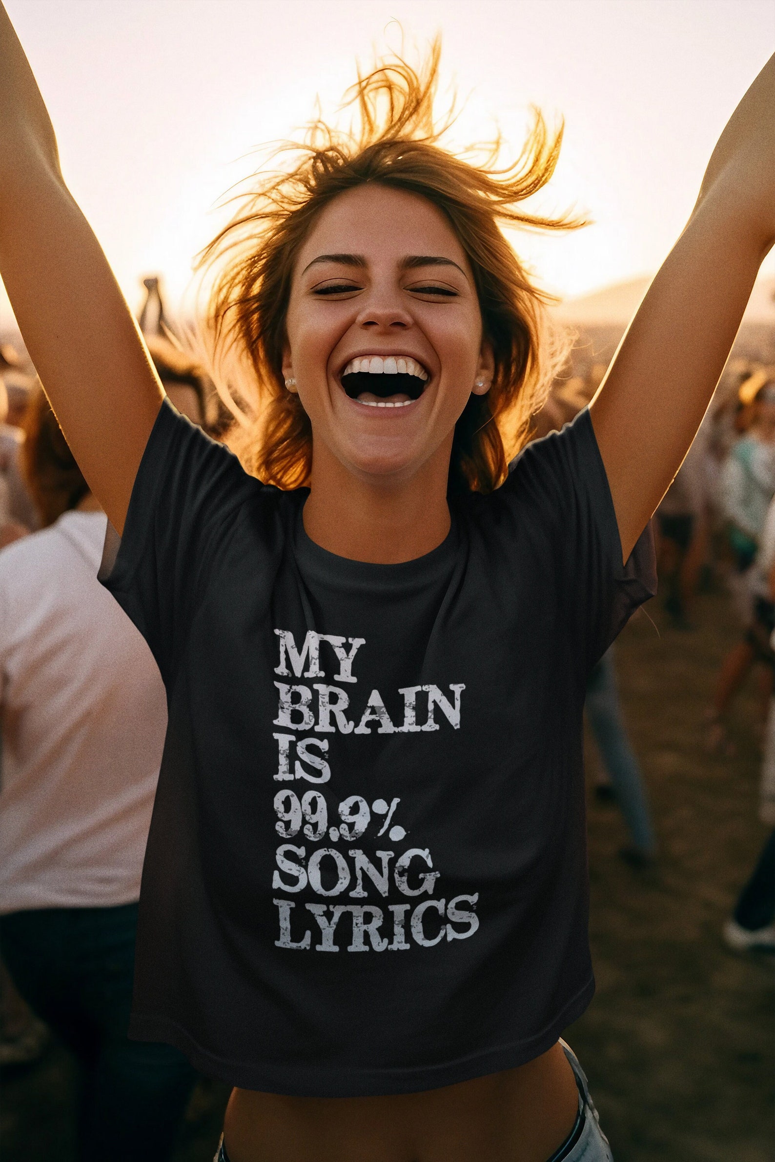 My Brain is 99% Song Lyrics, Funny Music Shirt, Band Shirt, Music Lover ...