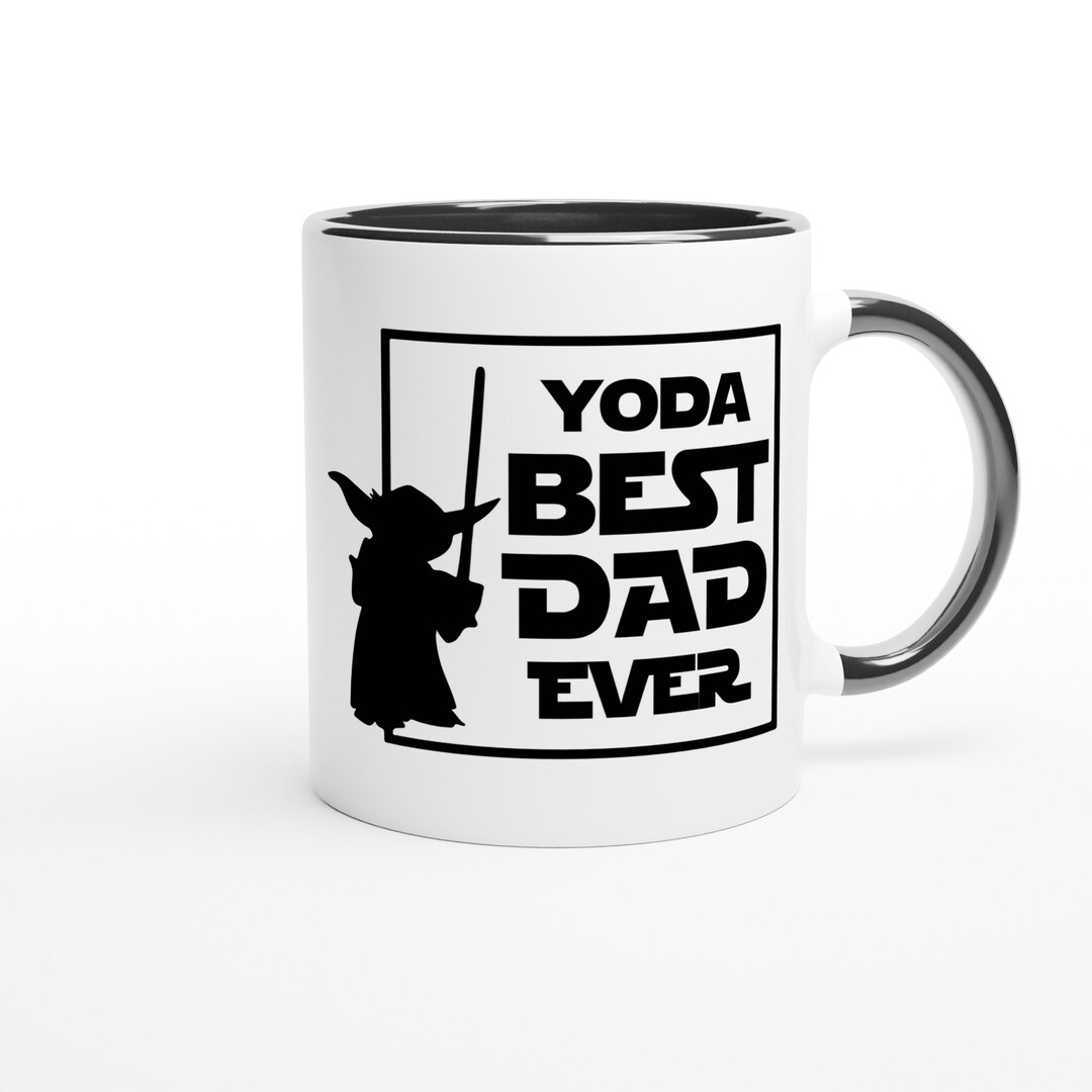 Yoda Best Dad Ever Mug, Classic Sci-fi Film Mug, Dad Birthday Gift ...