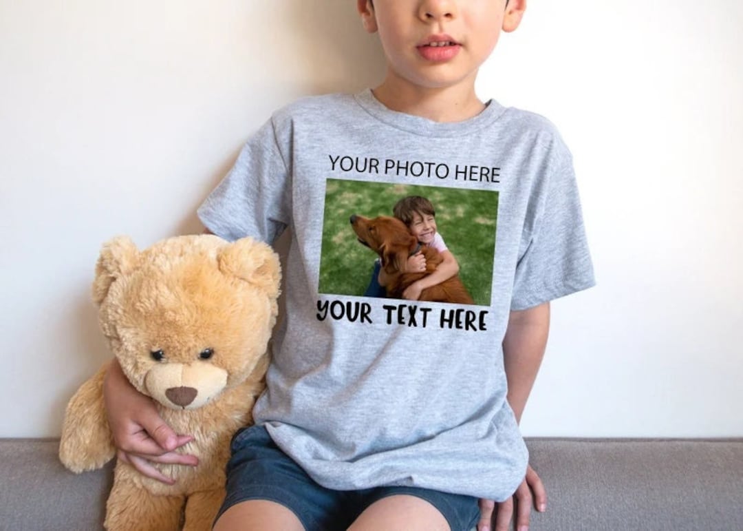 Custom Kids Shirts, Custom Text & Photo Shirts for Kids, Kids Custom ...