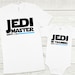 Jedi Master and Jedi in Training Shirts, Matching Father and Baby ...