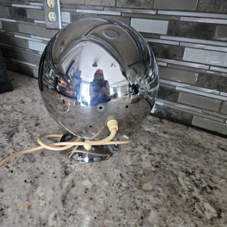Vintage Chrome Eyeball Sconce Wall Light - Etsy