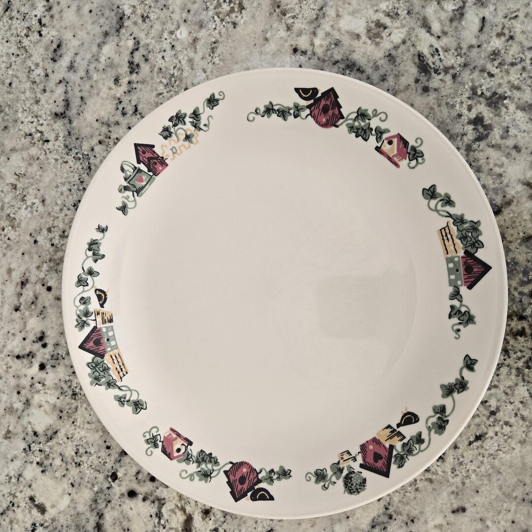 Corelle Garden Home Pattern 2 Dinner Plates 10" - Etsy