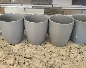 1990s Corelle Periwinkle Blue Mug Set Vintage Stoneware Made in ...