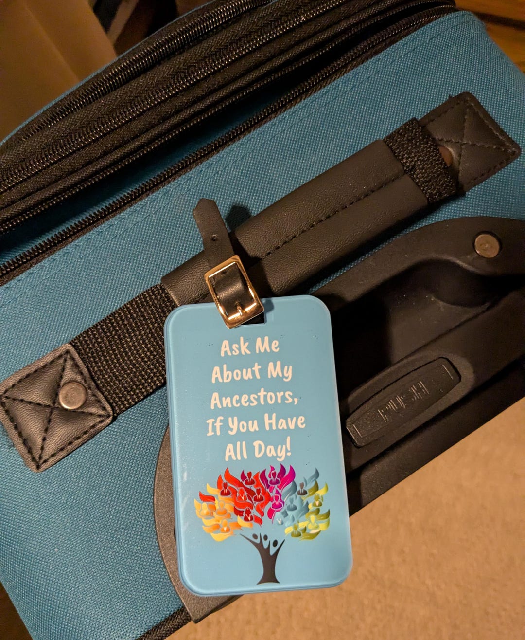 Genealogy Luggage Tag: Ancestry Travel Gift - Etsy