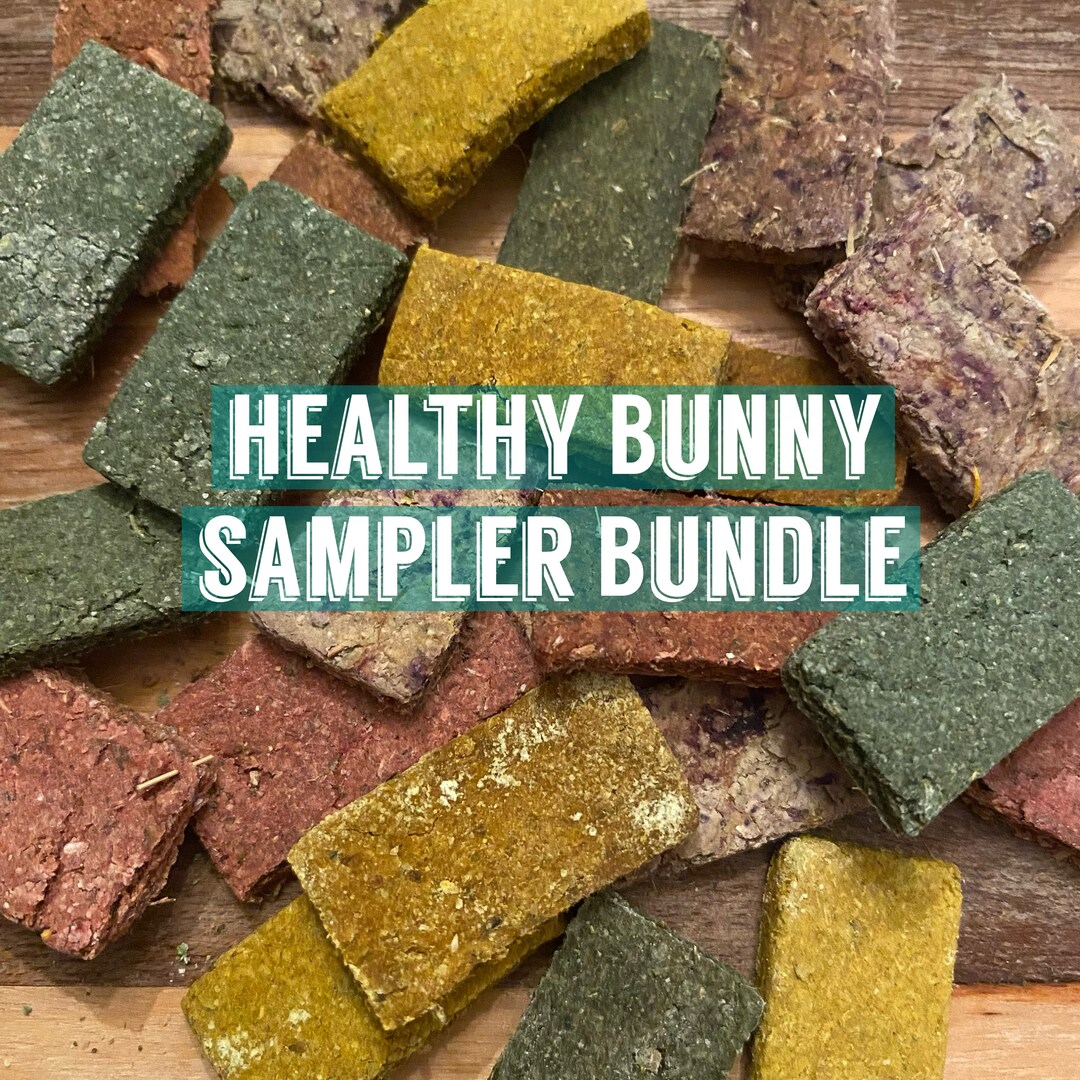 Healthy Bunny Sampler Bundle All-natural Rabbit Treats - Etsy