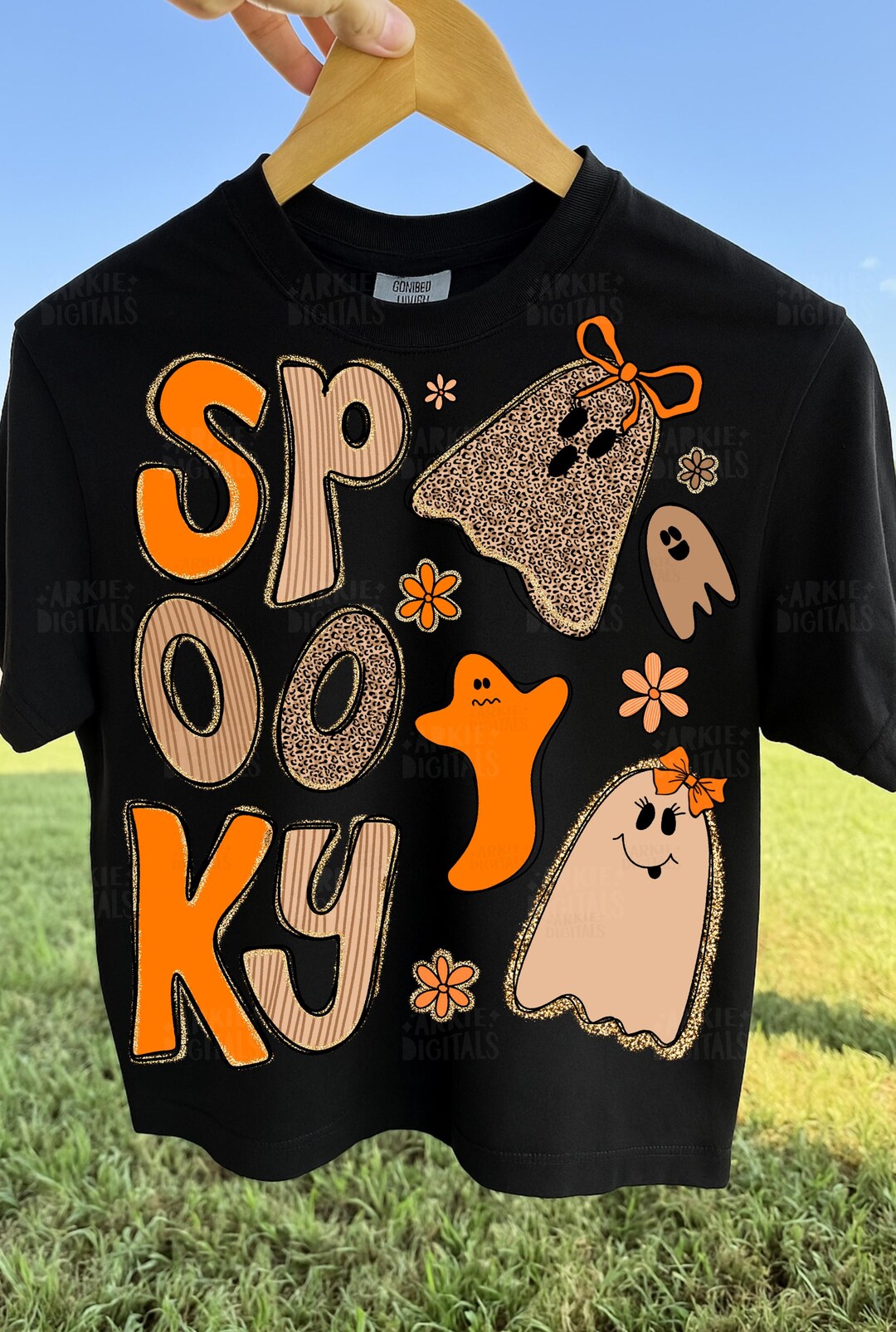 Preppy Ghost PNG: Spooky Halloween Doodle (digital Download) - Etsy