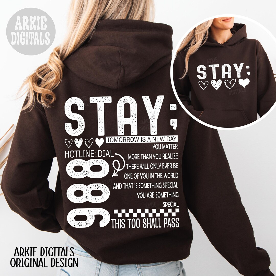 Stay Semicolon Mental Health Awareness PNG SVG | Mental Health ...