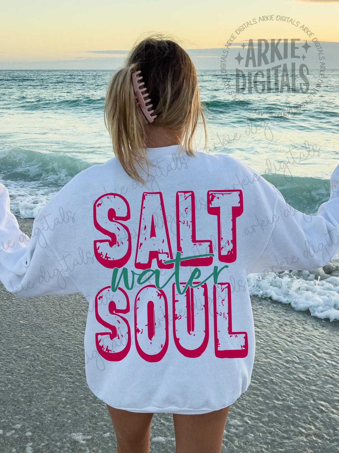 Salt Water Soul Svg Png | Summer Svg | Beach Life | Salt Life Png ...