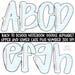 Doodle Alphabet PNG: Back to School A-Z Letters & Clipart (digital ...