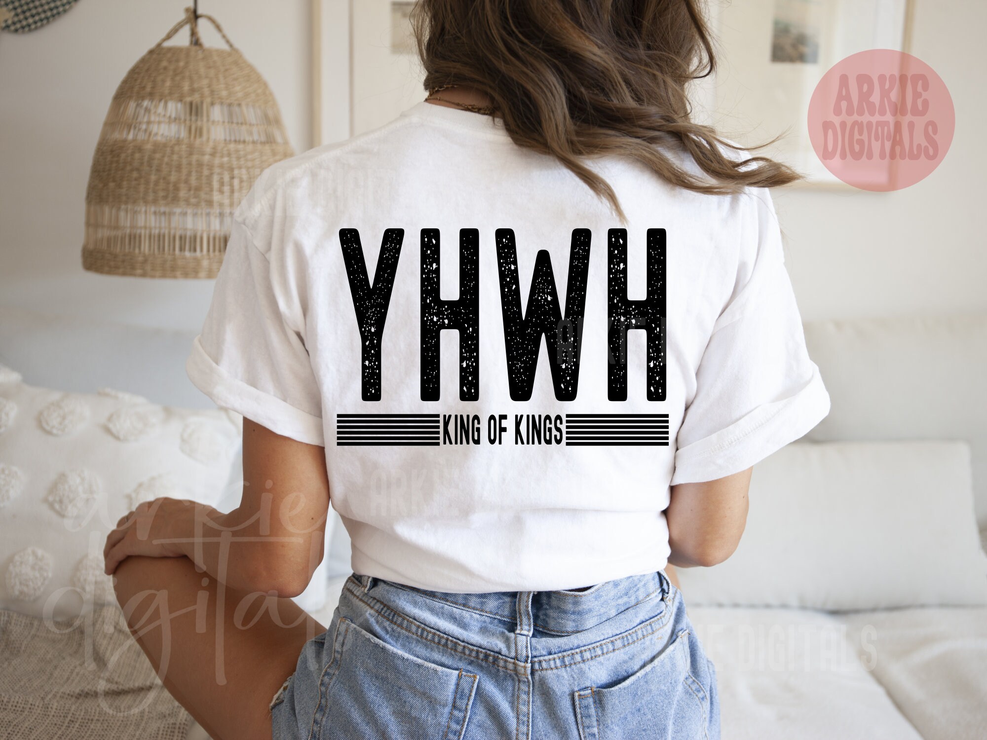 YHWH KING of KINGS Png Svg, Christian Crewneck, Christian Png, Boho ...