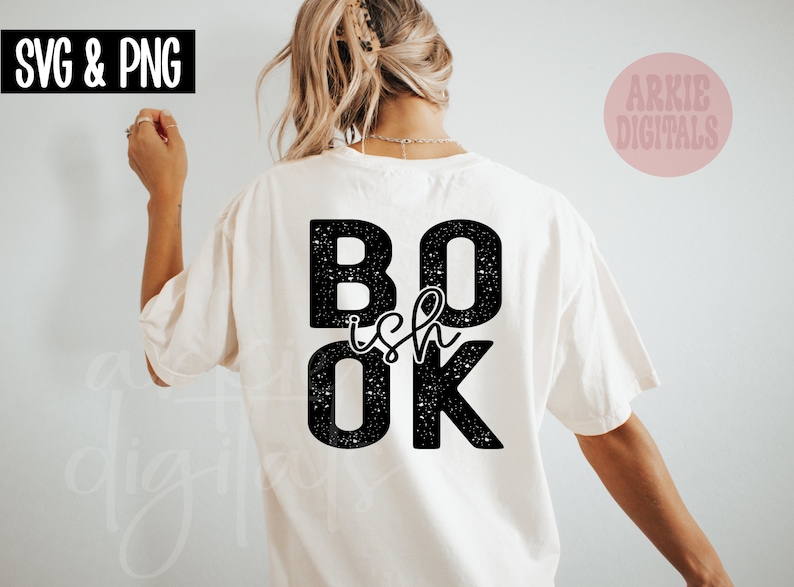 BOOKISH Svg Png, Book Tok Svg Png, Book Lover, Mother's Day, Reading ...