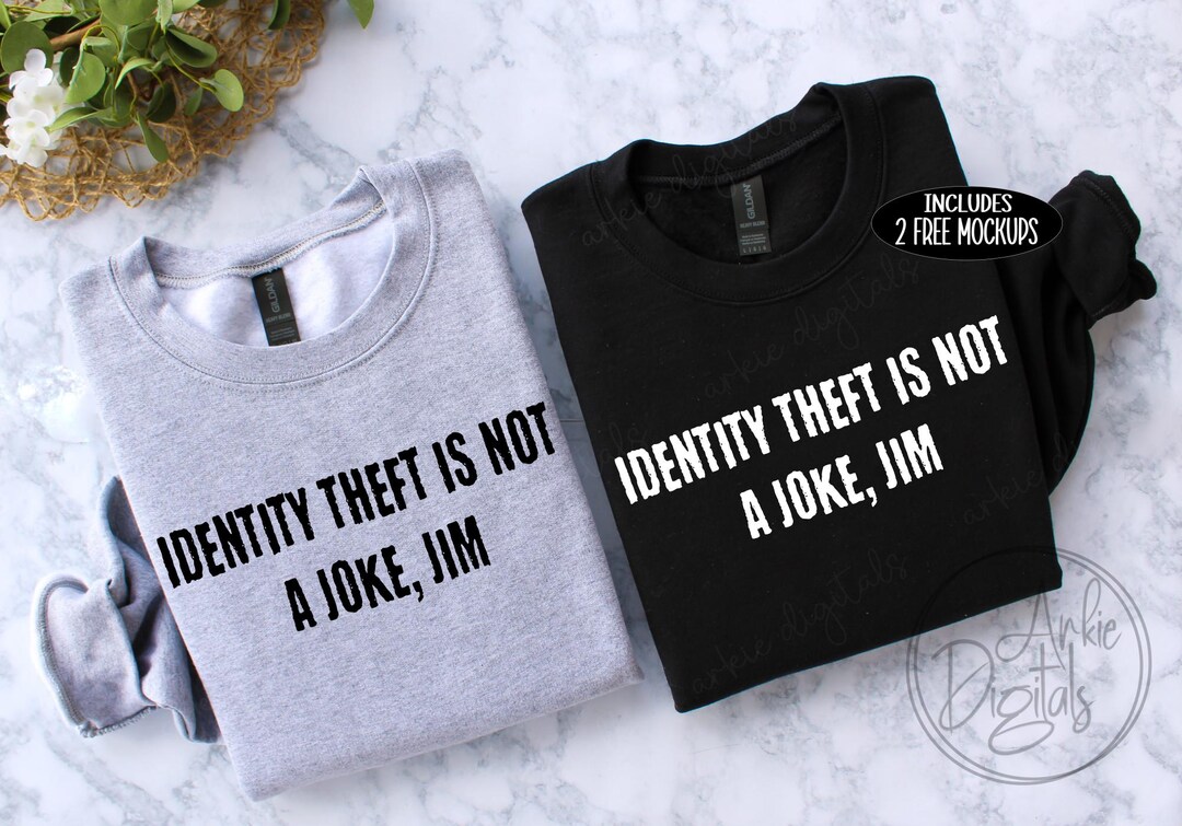 IDENTITY THEFT IS Not a Joke, Jim Png Svg, the Office Png Svg, Michael ...