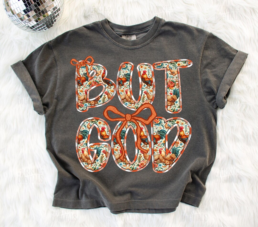 Coquette but God Floral Png, Preppy Christian Chicken Png, Chicken Mama ...