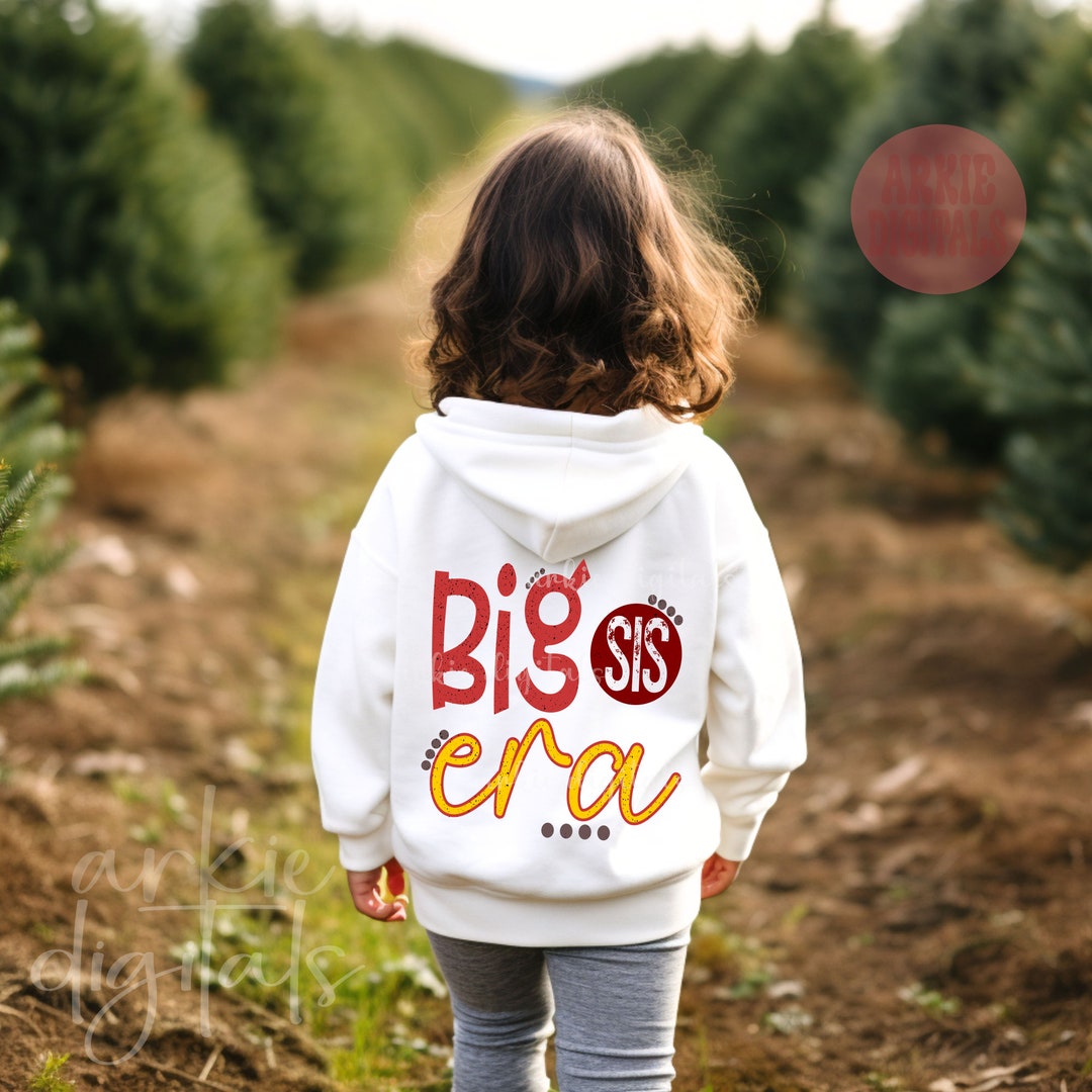 BIG SISTER ERA Png, Kids Big Sister Design, Promoted to Big Sis Png ...