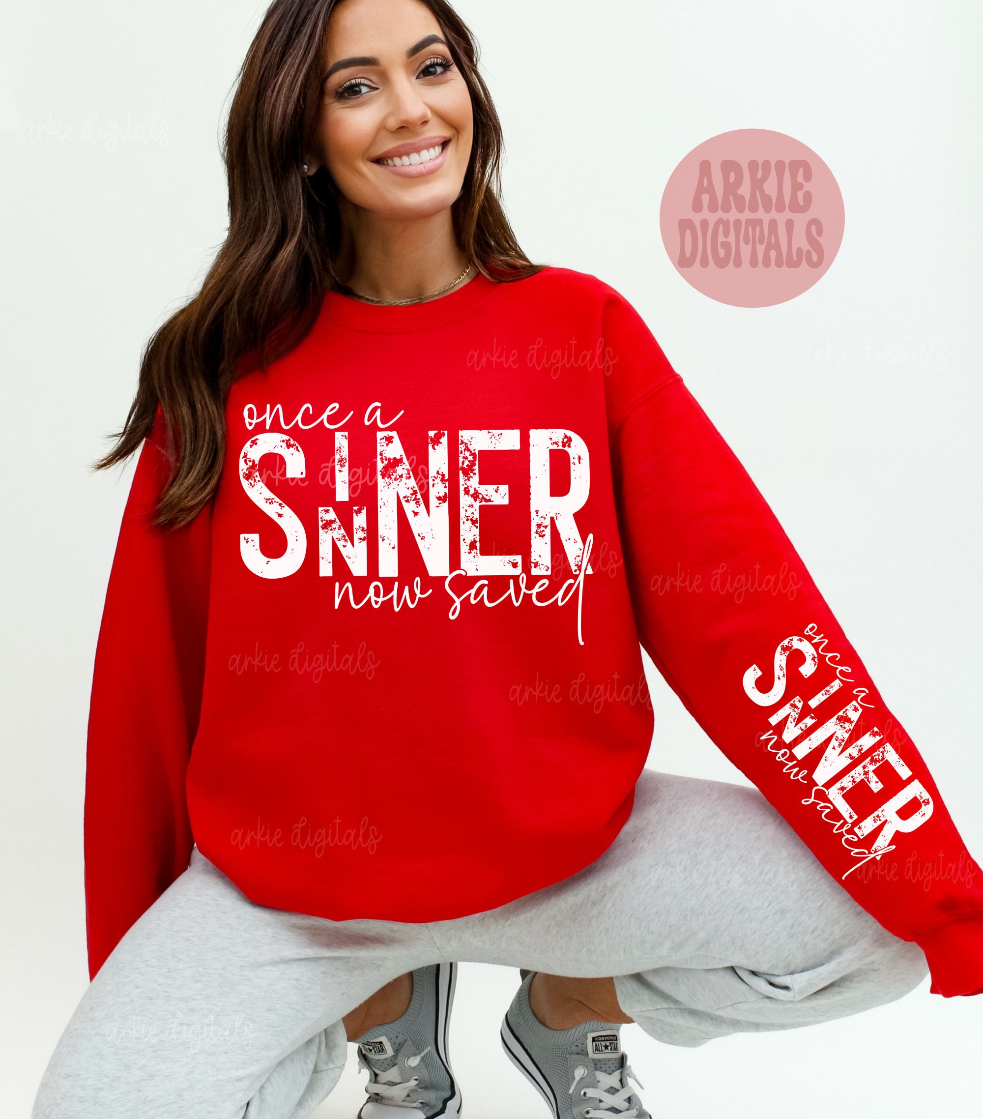ONCE A SINNER Now Saved Easter Png, Digital Download Png, Christian Png ...