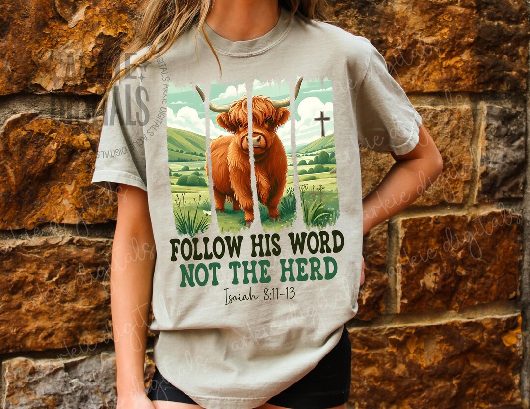 Follow His Word Not the Herd Png | Easter Png | Faith Based Png ...