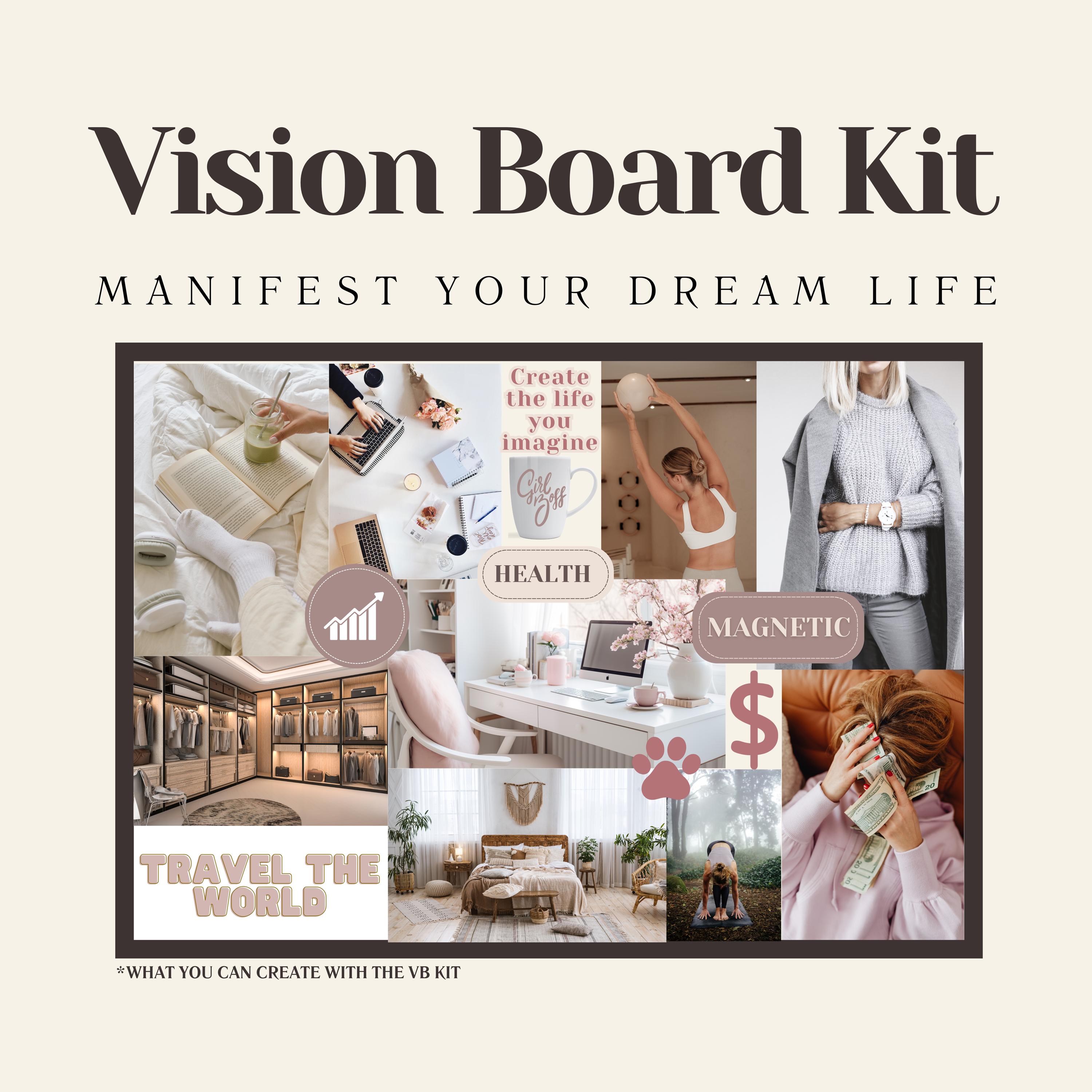 Printable Vision Board Kit 2025 – Vision Board Bundle, Vision Board ...
