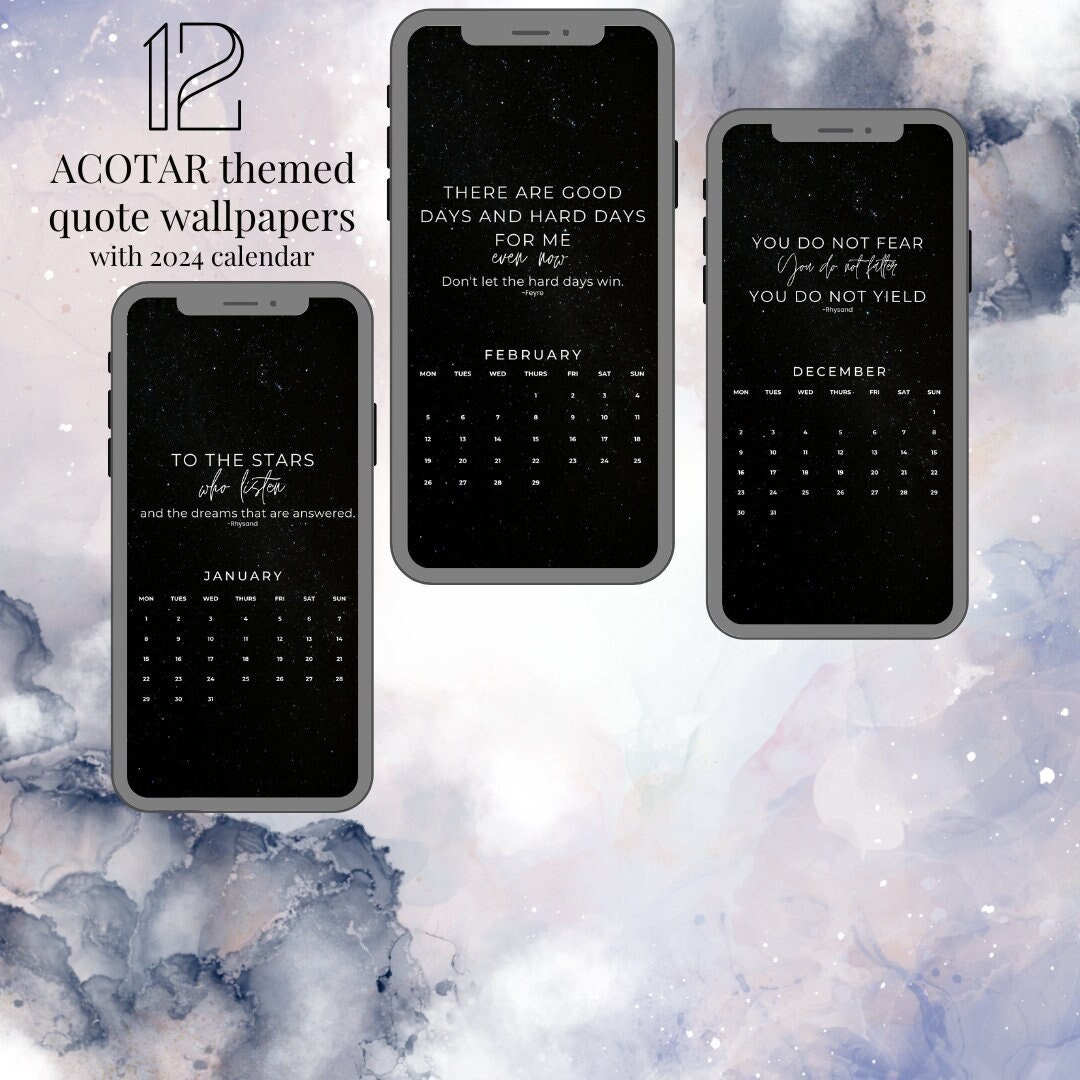 ACOTAR Quote Wallpaper - Etsy