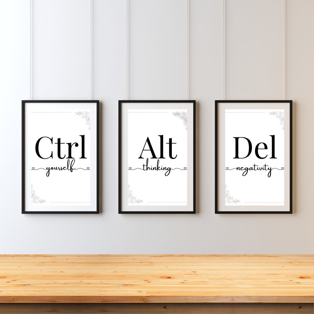 Ctrl Alt Del Quote - Etsy