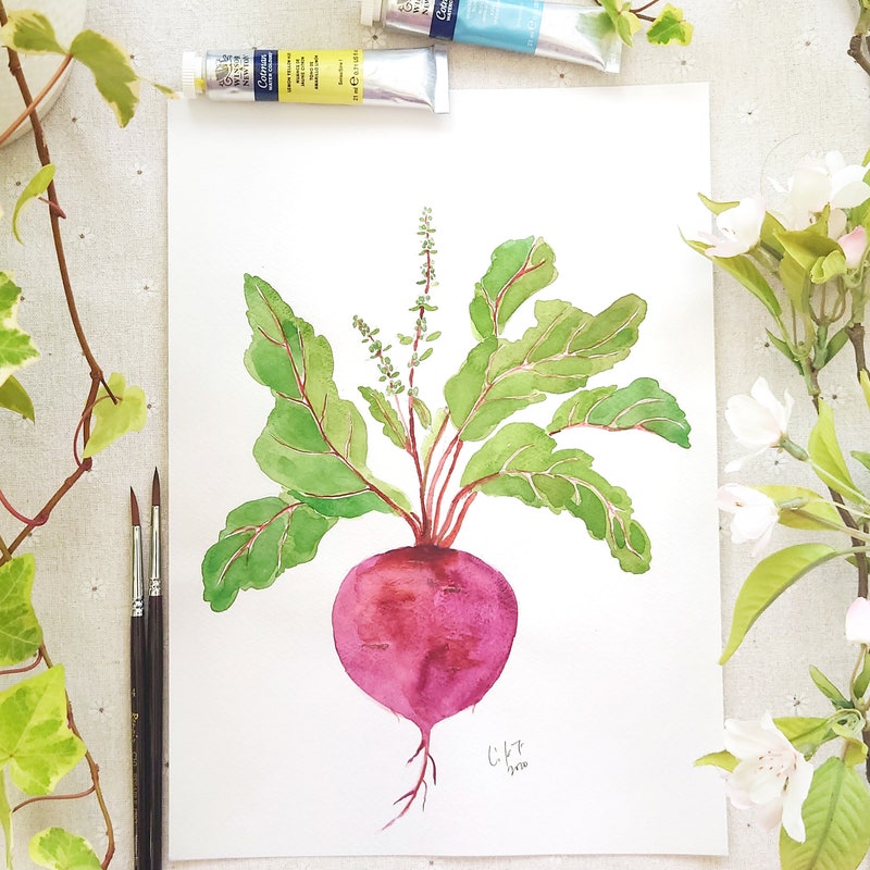 Vegetable Paintings - Etsy