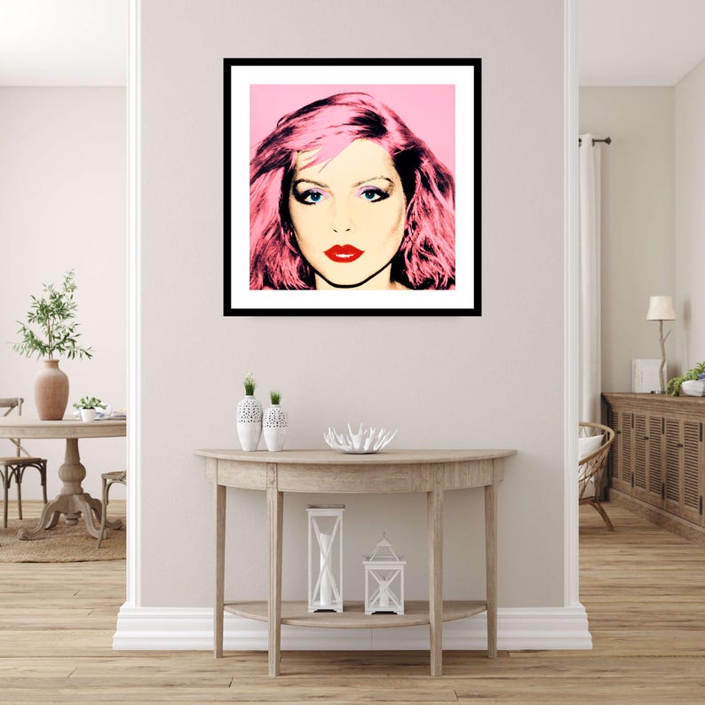 Andy Warhol Debbie Harry Pink Blondie Fine Art Giclee Print, Clubbing ...