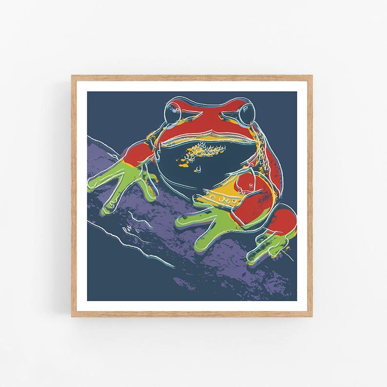 Andy Warhol Pine Barrens Tree Frog, Endangered Species Portfolio ...