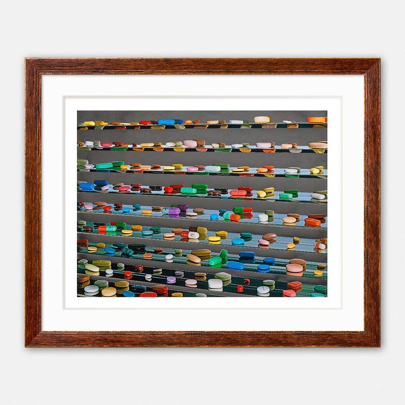 Damien Hirst - Utopia, Fine Art Giclee Print, Pills, Medical Pharmacy ...
