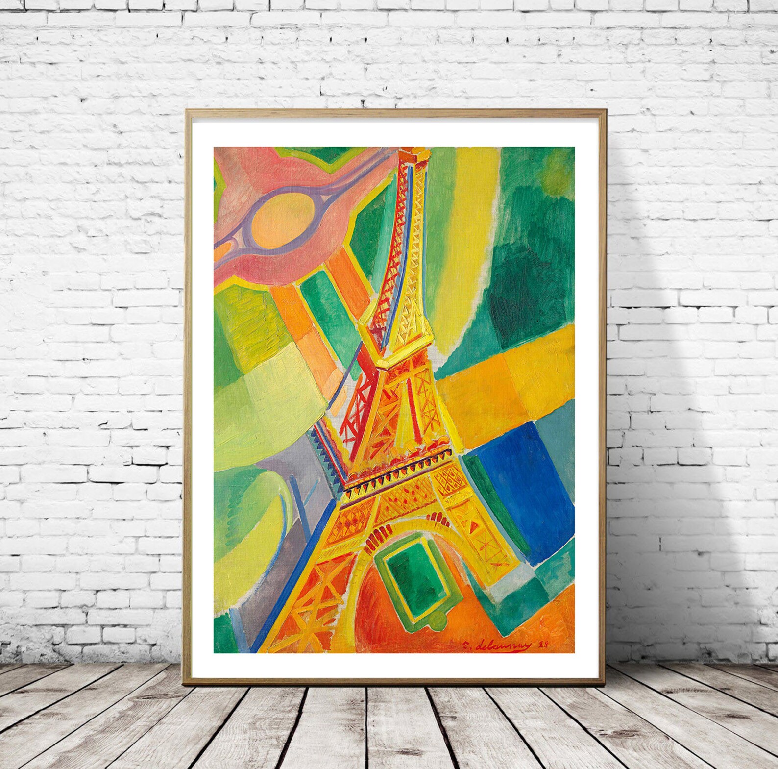 Robert Delaunay - Eiffel Tower, Fine Art Giclee Print, Abstract Poster ...