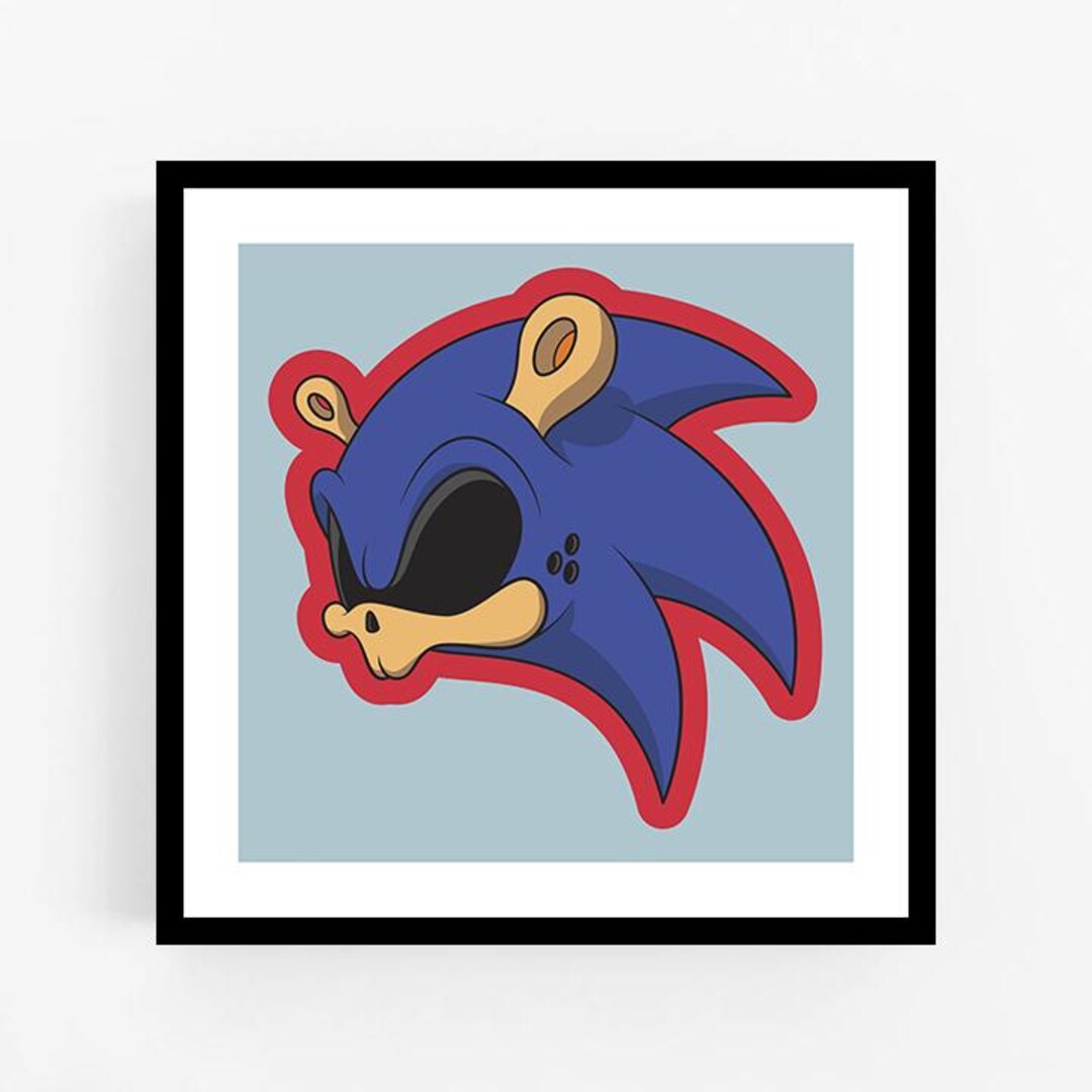 Alexander Whats - Sonic Face, Sonic Series, Fine Art Giclee Print ...