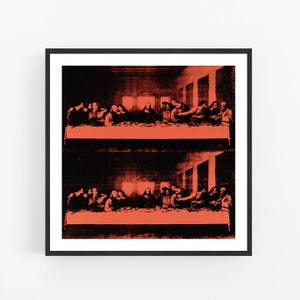 Andy Warhol - the Last Supper, Rust, Fine Art Giclee Print, Religious ...
