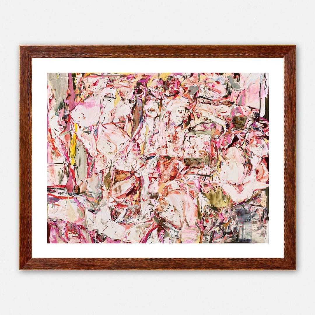 Cecily Brown - the Skin of Our Teeth, Fine Art Giclee Print, Abstract ...