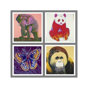 Andy Warhol - Full Set of 10 Giclee Prints, Endangered Species ...