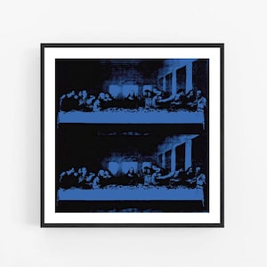 Andy Warhol - the Last Supper, Blue, Fine Art Giclee Print, Religious ...