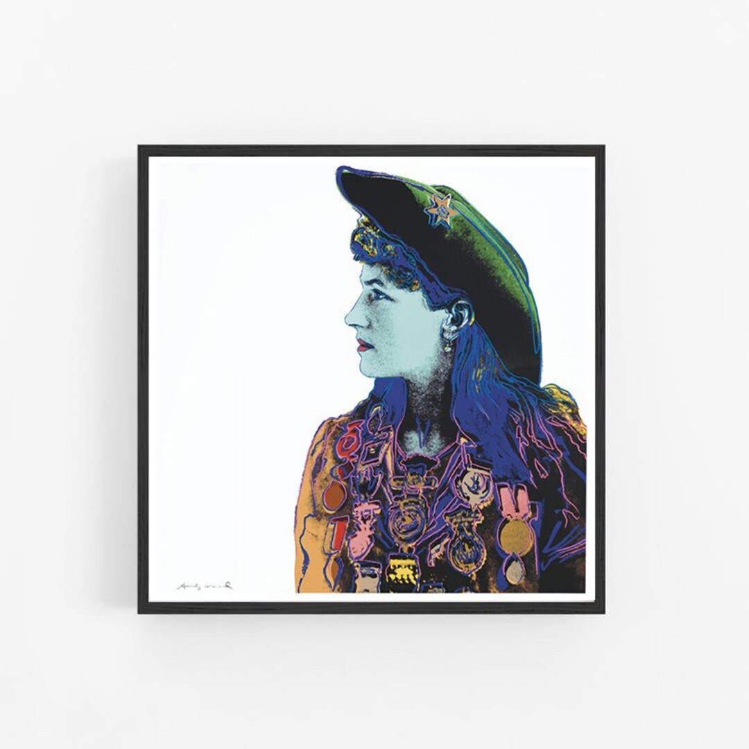 Andy Warhol - Annie Oakley, Cowboys and Indians Portfolio, Giclee Print ...