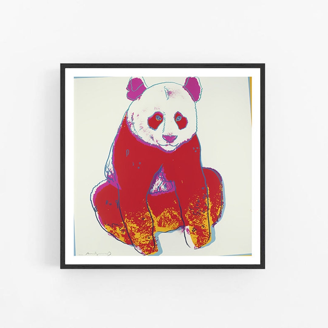 Andy Warhol - Giant Panda, Endangered Species Portfolio, Giclee Print ...