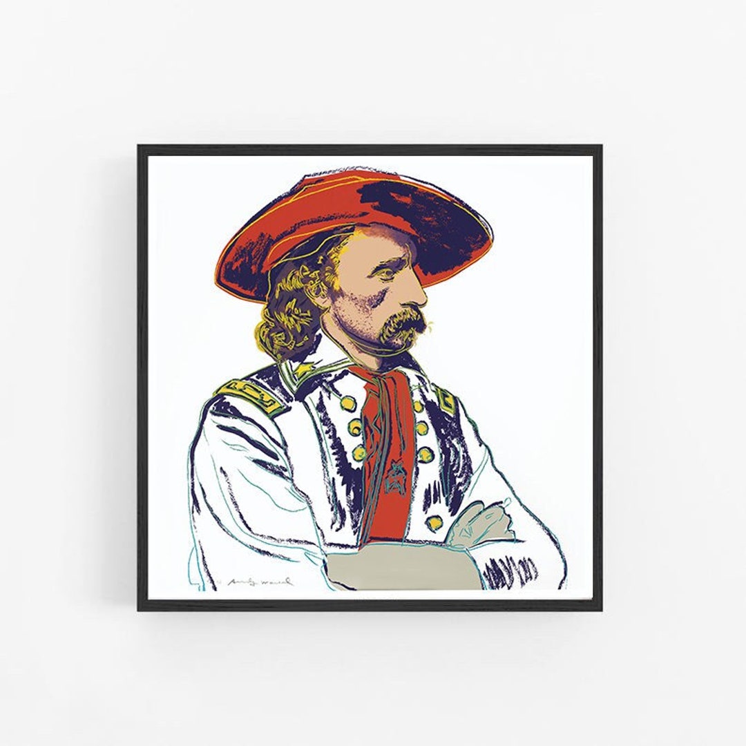 Andy Warhol - General Custer, Cowboys and Indians Portfolio, Giclee ...