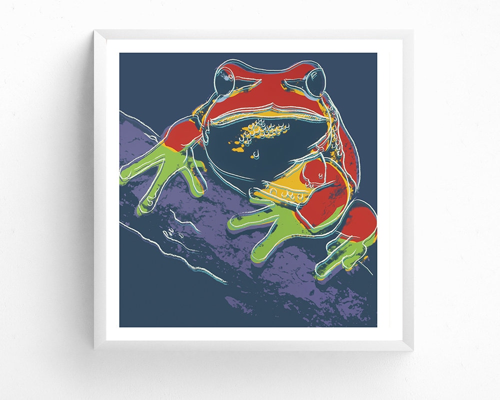 Andy Warhol Pine Barrens Tree Frog, Endangered Species Portfolio ...