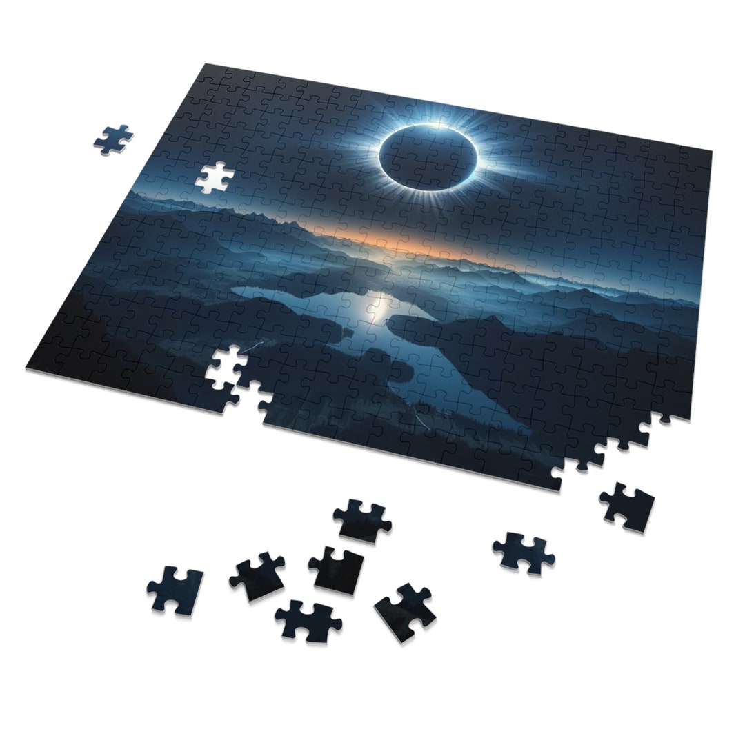 Solar Eclipse Jigsaw Puzzle various Sizes - Etsy