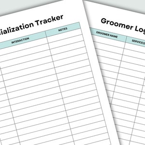 Printable Pet Planner Bundle, Pet Care Organizer, Pet Health Record ...