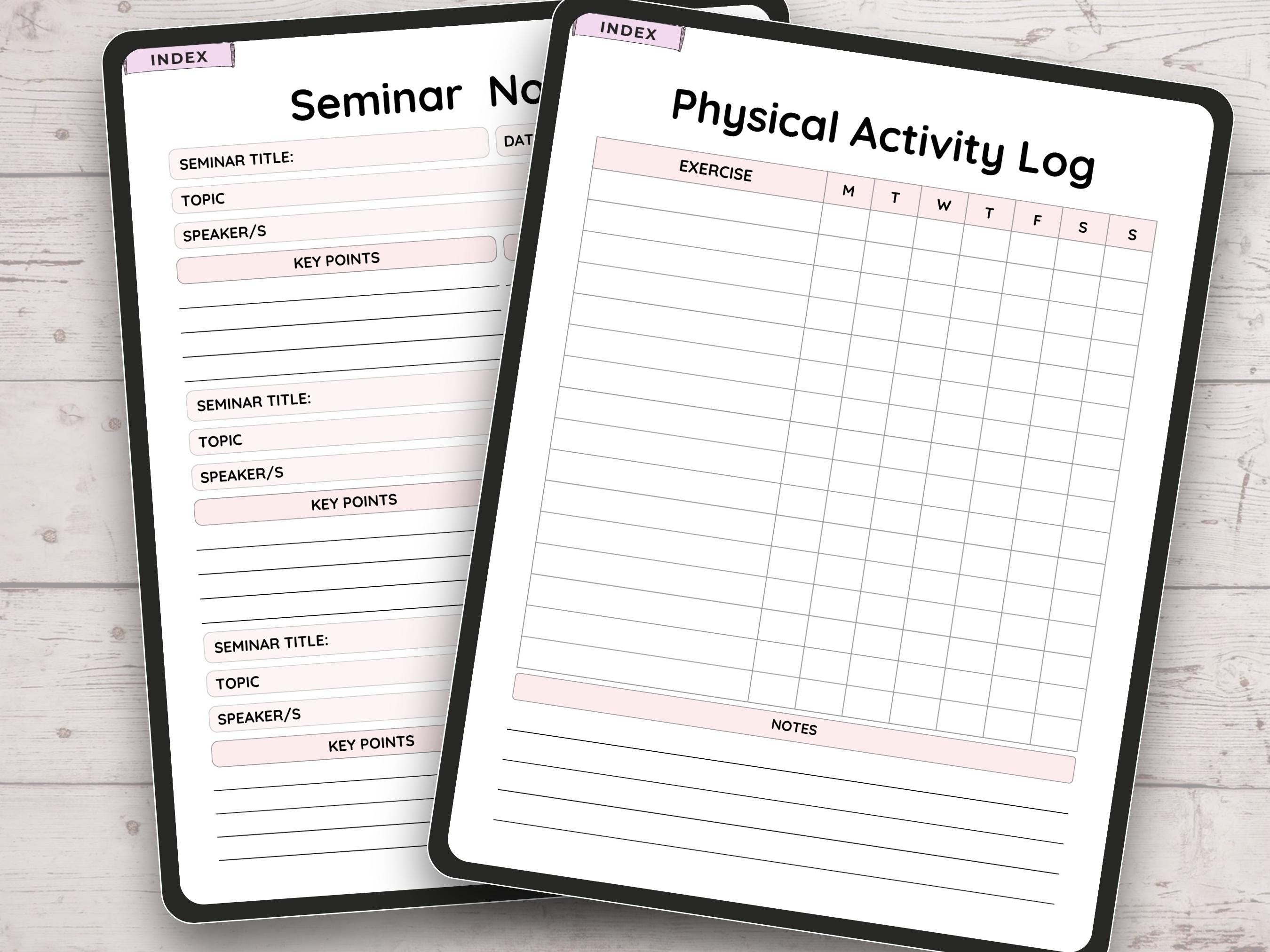 60 Pages Digital Homeschool Planner, Kids Teachers Planner, Academic ...