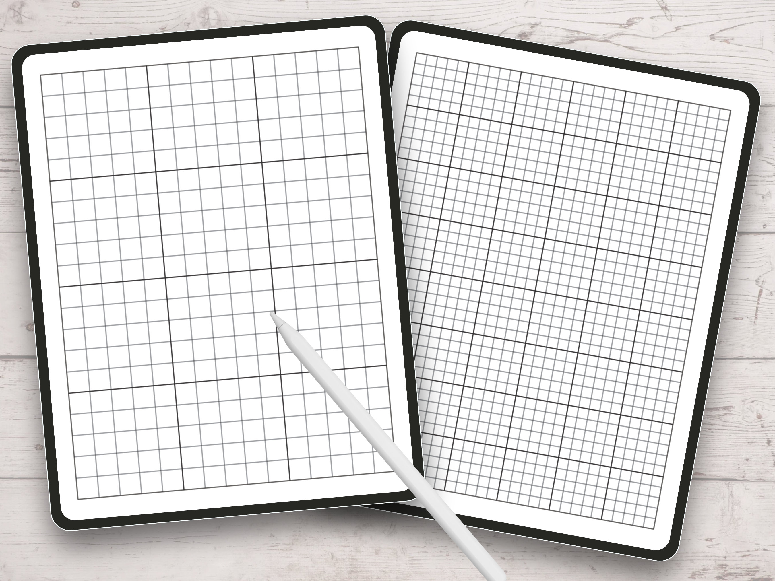 102 Pages Printable Lined Paper Bundle, Wide Rule, College Rule ...