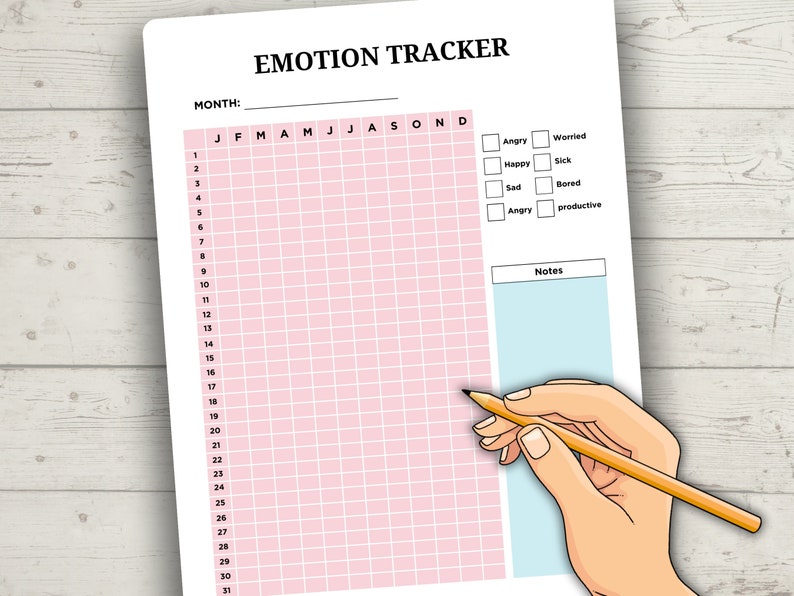 70 Pages Kids ADHD Planner, Printable Children Journal, Mental Health ...