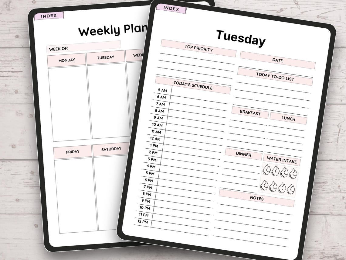 60 Pages Digital Homeschool Planner, Kids Teachers Planner, Academic ...