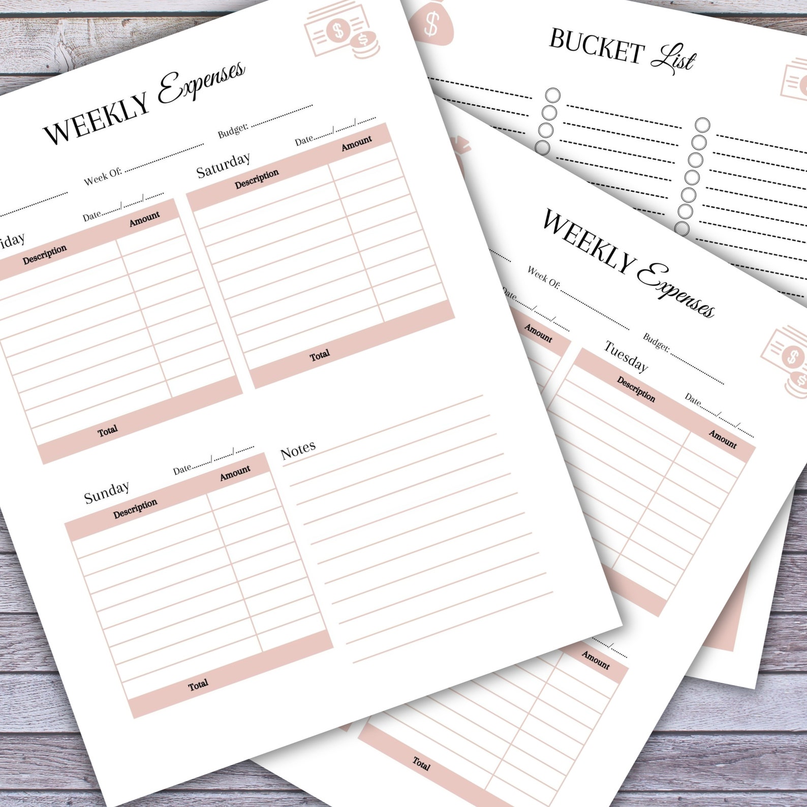 Digital Budget Planner Bundle, Goodnotes Planner, Daily Monthly ...