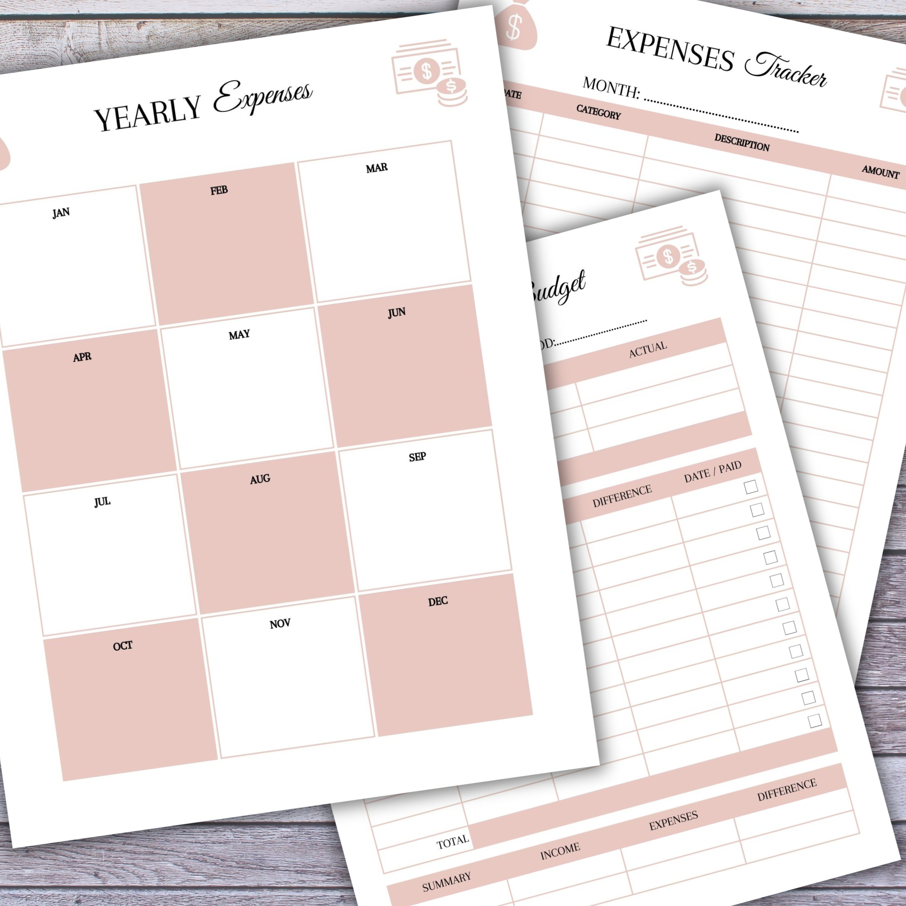 Digital Budget Planner Bundle, Goodnotes Planner, Daily Monthly ...