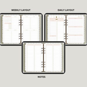 2024-2025 Dated Mid-year Digital Planner, Daily Weekly Monthly ...