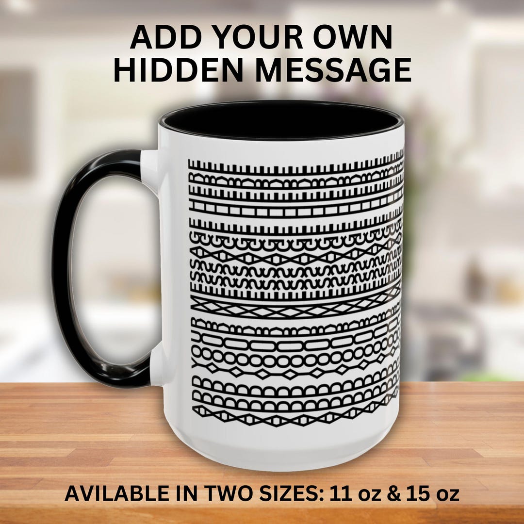 Custom Hidden Message Mug Personalized Coffee Mug Gift Best Friend ...